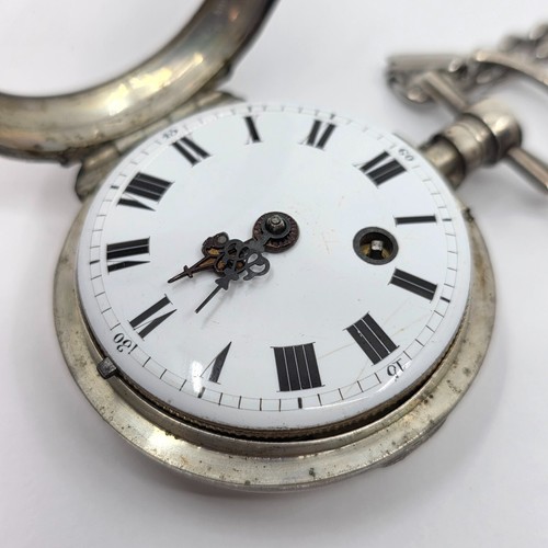 16th Century Key Wind Chain Drive Fusee Silver Pocket Watch CLEAN ...