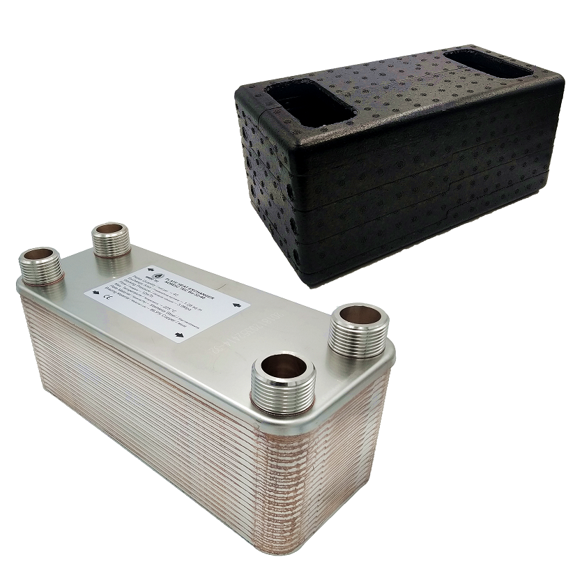 Nordic TEC Edelstahl Plattenwärmetauscher Wärmetauscher 100kW-285kW ...