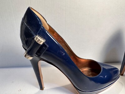 ESCADA blue pumps size 9 1/2 preowned | eBay