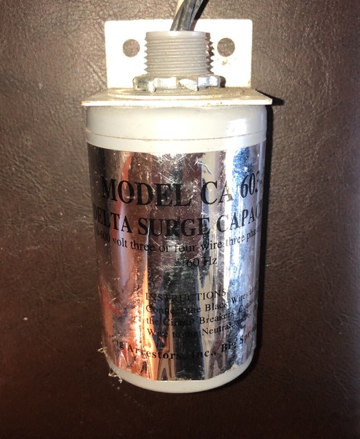 Delta Ca 603r Lightning Arrestor AC Surge Capacitor 600 VAC 3ph 4 Wire ...