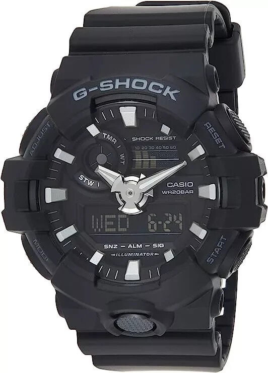 Casio G-Shock GA700-1B Analog-Digital Shock Resistant Watch