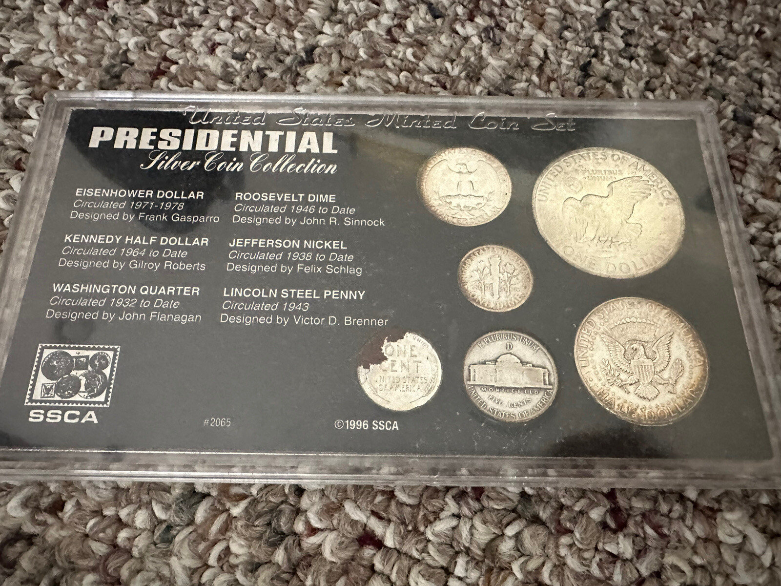 US Minted Coin Set Lot of 3 + CoA - RARE Presidential Silver Coin ...