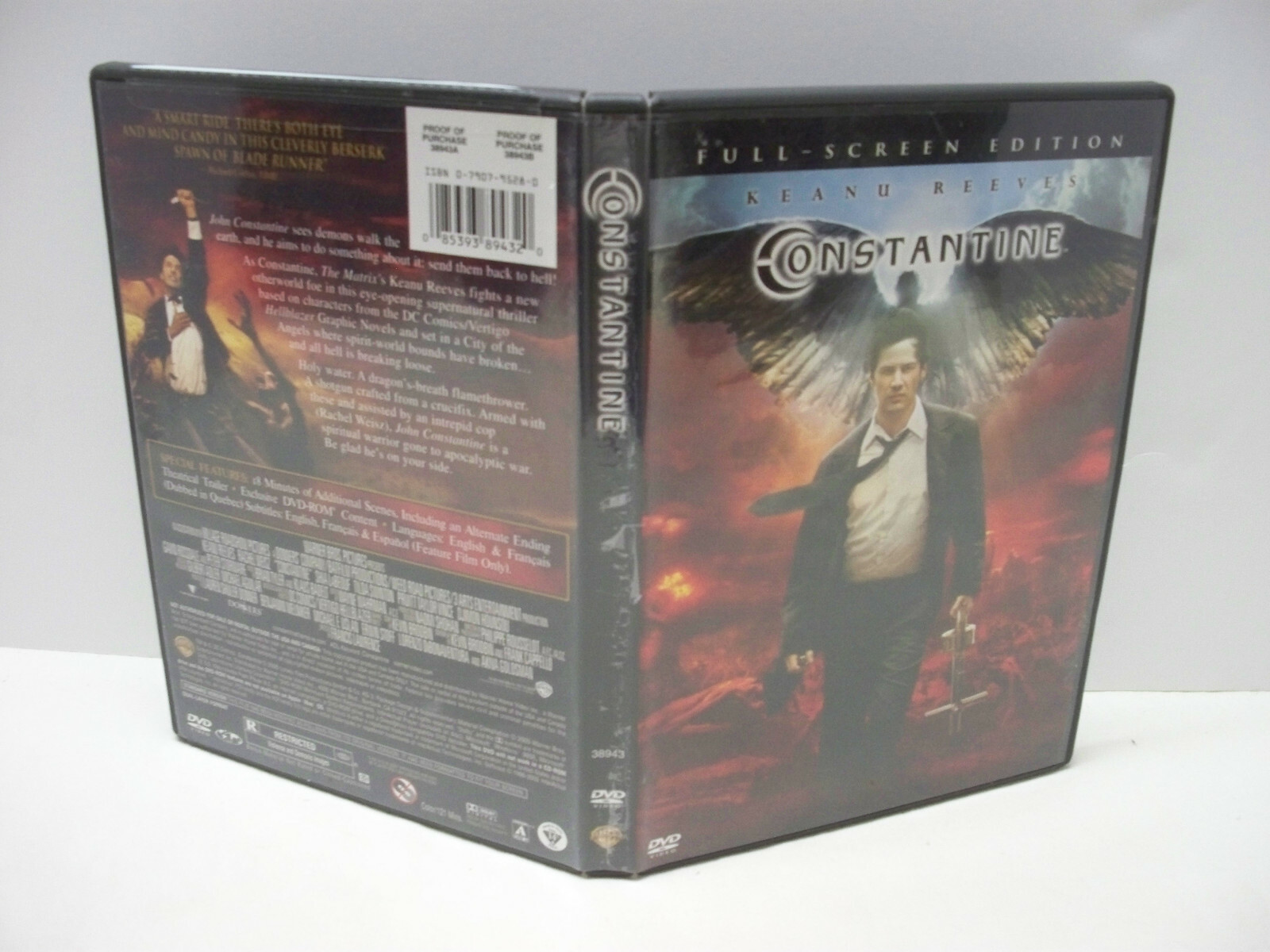 Constantine DVD Keanu Reeves 85393894320| eBay