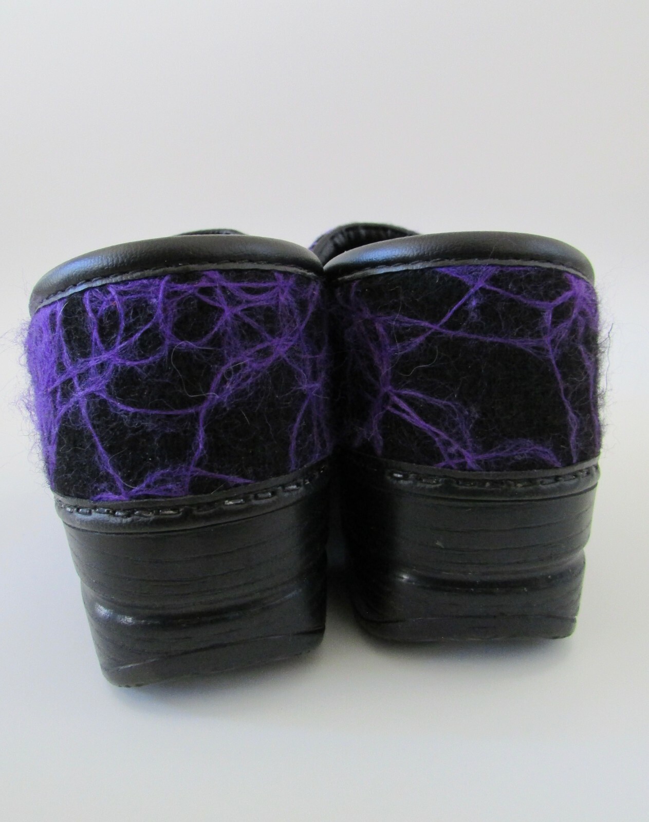 DANSKO Purple Wool Swirl Clogs Sz 37 6.5-7 | eBay