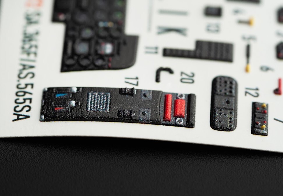 Kelik K48072 1:48 Dauphin IISA.365FAS.565SA interior 3D decal for Kitty ...