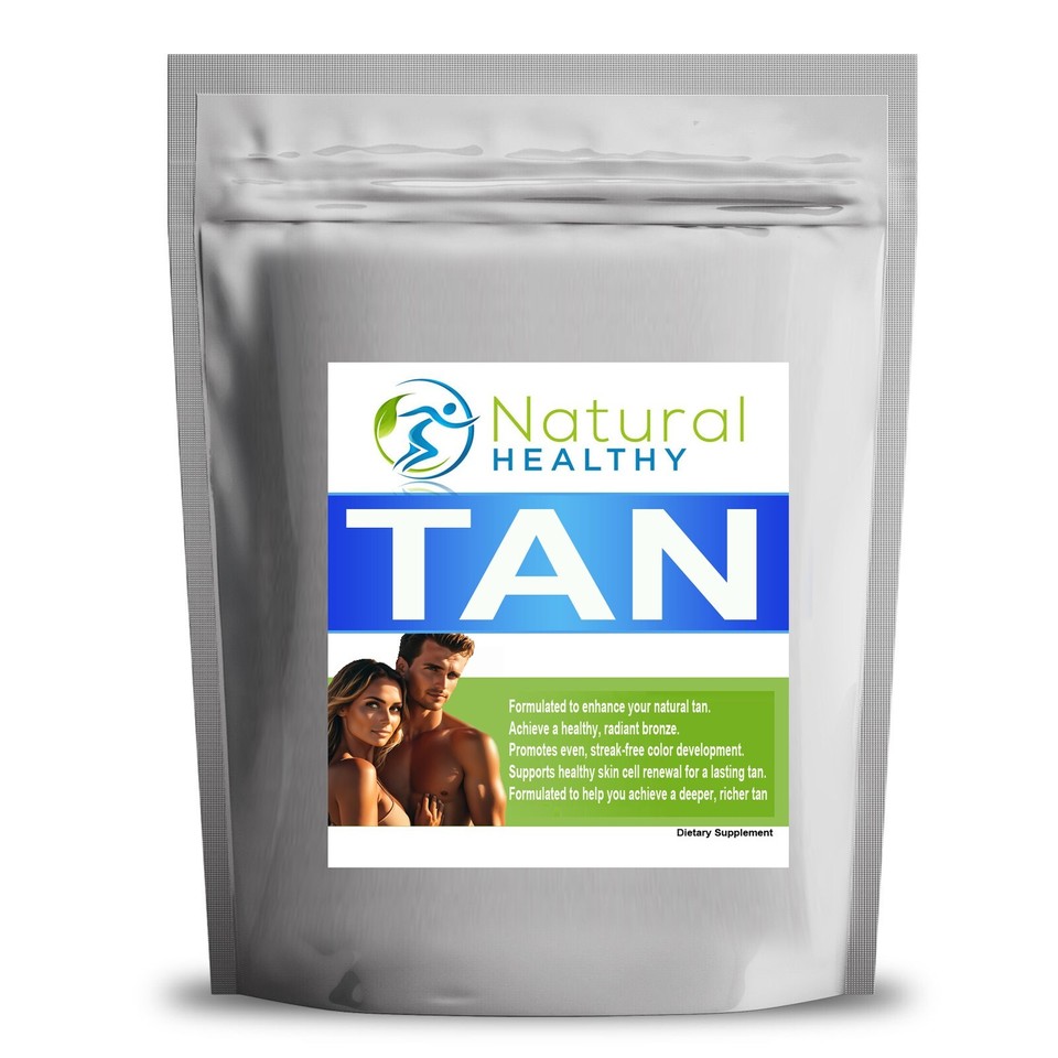 TAN BOOSTER TANNING PILLS - FAST DARKER AND LAST LONGER - BRONZE SKIN ...