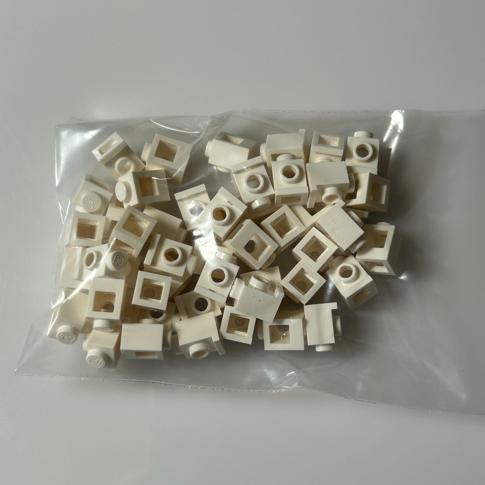 50 per lot NEW LEGO 1x1 White ANGULAR BRICK (3622/362201) modified ...