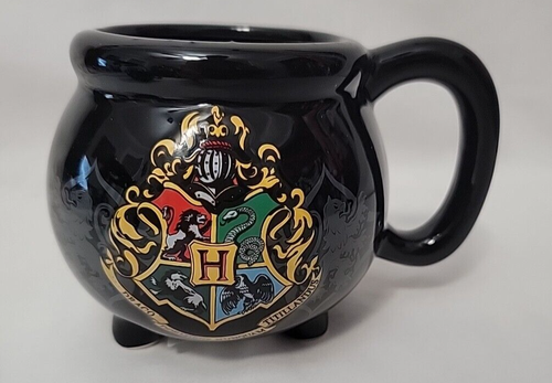 Harry Potter Hogwarts School House Banners Cauldron Ceramic Mug 20 Oz ...