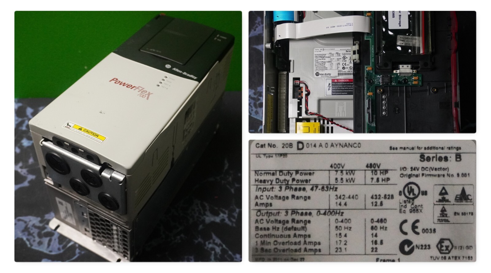 New Allen-Bradley PowerFlex 700 10HP 20BD014A0AYNANC0 480 VAC FRN:9.001 820919021190| eBay