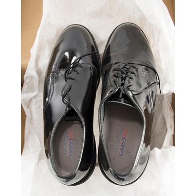 Capps Military Black Patent Leather Military Dress Uniform Shoes 9D NIB ...