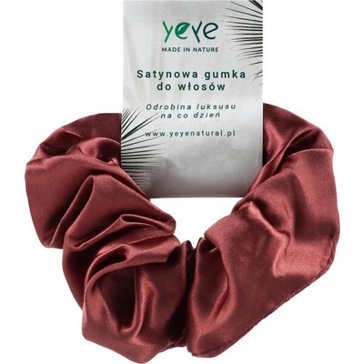 Satin hair tie, dark pink Yeye | eBay