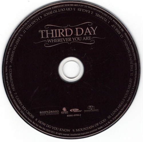 Third Day Wherever You Are Christian CD Professionally Cleaned ...