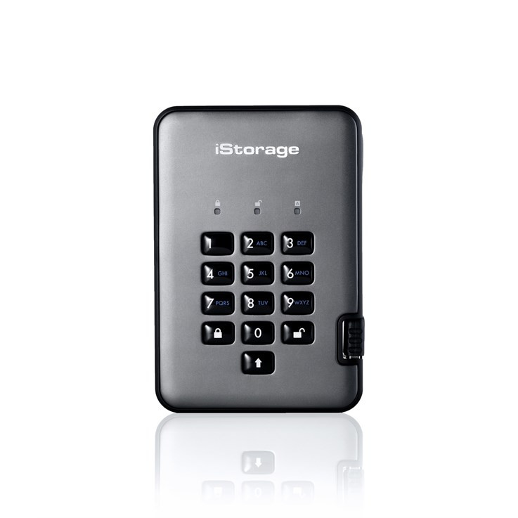 iStorage diskAshur PRO2 1TB 256-bit USB 3.1 FIPS Level 3 certified ...