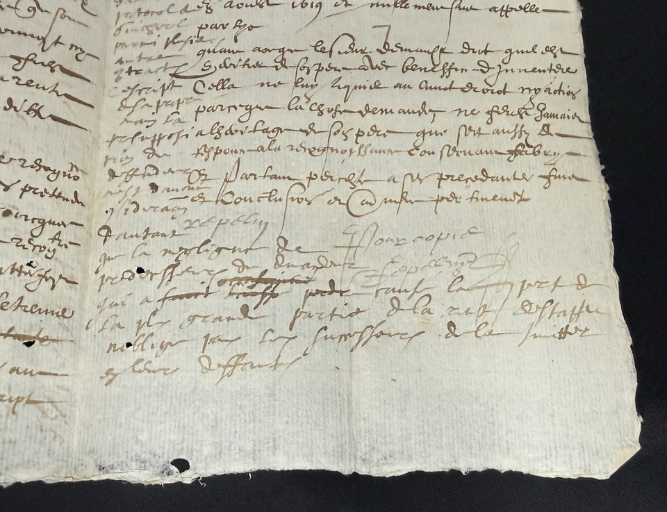 ANTIQUE DOCUMENT from 1600s | eBay