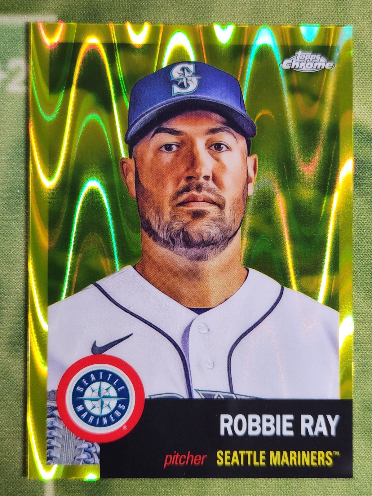 2022 Topps Chrome Platinum Anniversary Robbie Ray Rookie Gold RayWave ...