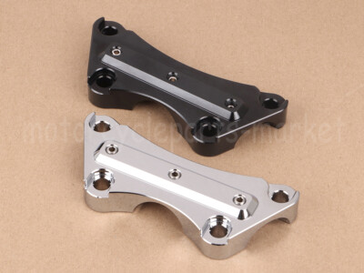 1" Handlebar Riser Top Clamp Cover For Harley Road King Glide FLHX FLHT ...