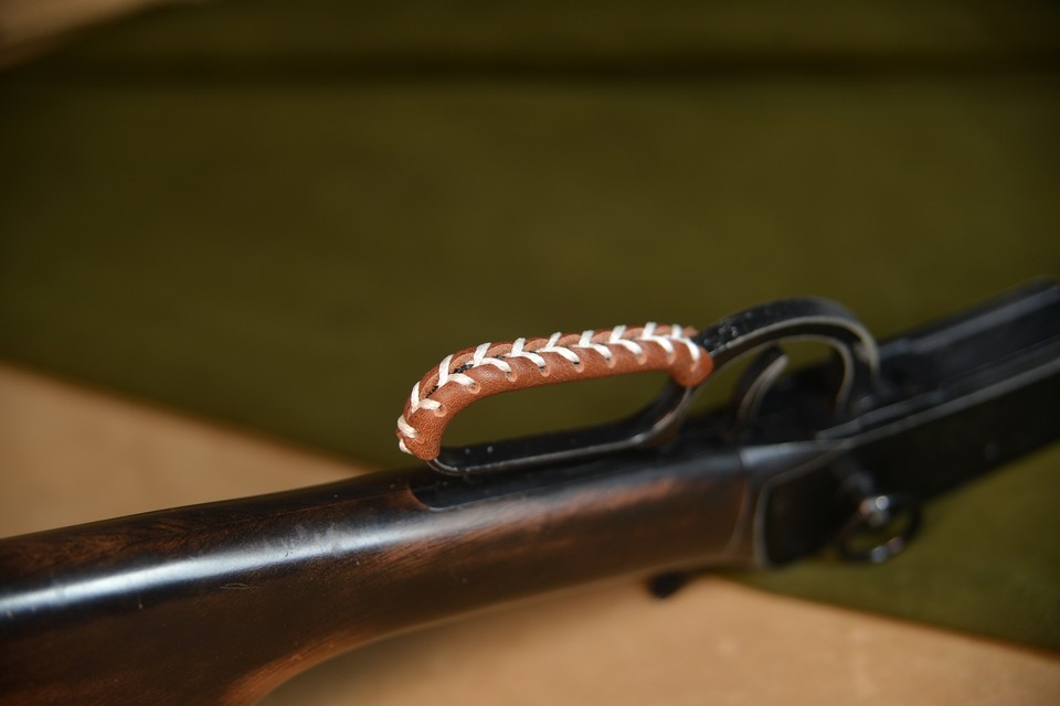 Premium Leather Lever Wrap Gun Wrap Protector For Lever Action Rifles ...