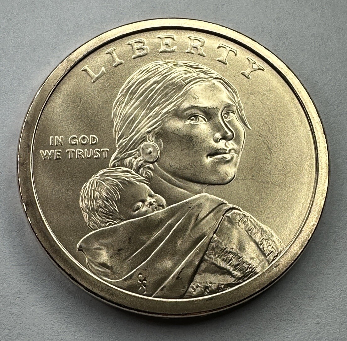 2010-D Native American Sacagawea $1 Dollar Coin from US Mint Satin Set ...