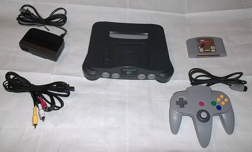 Nintendo 64 N64 Original System Console With accessories and 3rd party ...
