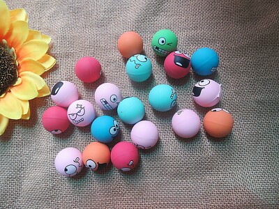 100X Smiley Face Emoji Bouncing Balls 25mm Mixed Colour | eBay Australia