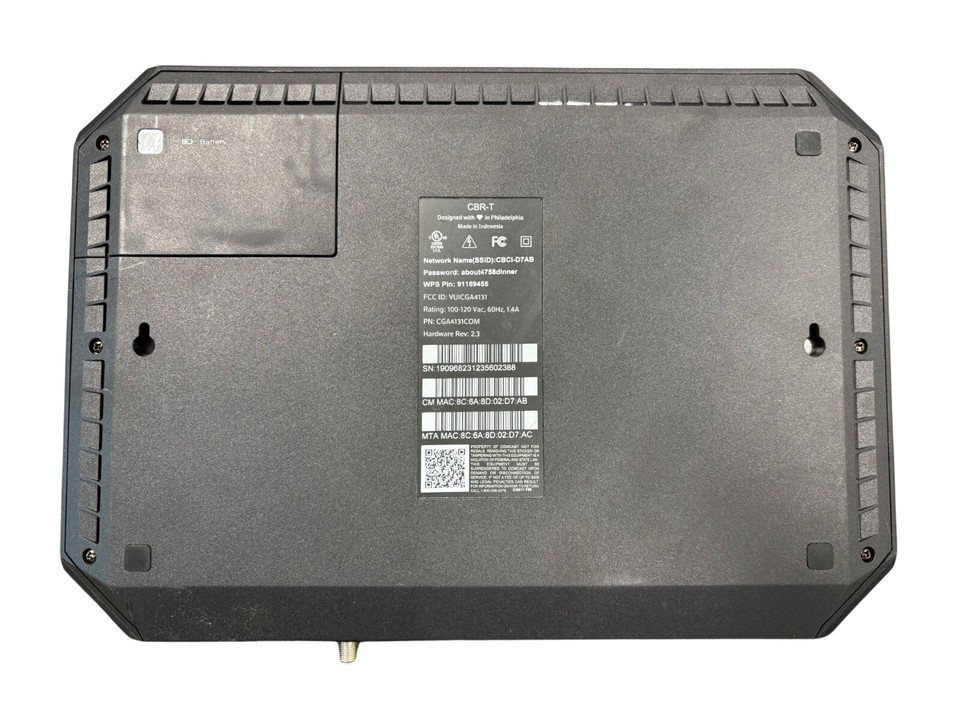 Comcast Business Modem/Wifi Router (CBR-T CGA4131COM) TESTED | eBay