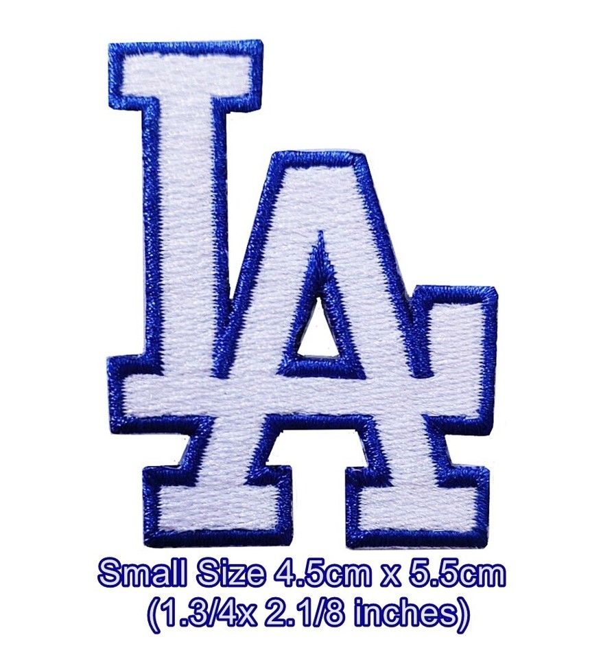 Los Angeles Dodgers MLB-Baseball Logo Embroidery Patches Iron, Sewing ...