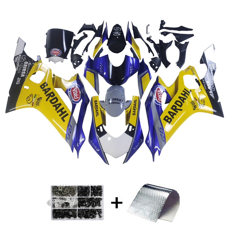 Injection Fairing Kit Bodywork Plastic ABS fit For Yamaha YZF-R6 2017 ...