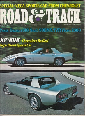 Road & Track January 1973 – Chevy XP-898 Prototype / TVR Vixen 2500M ...