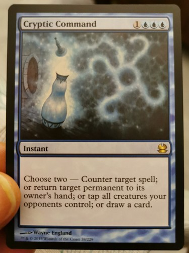 Cryptic command / commandement cryptique modern master- Magic-MTG RARE ...