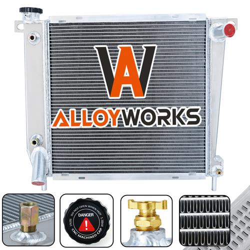 3 Row Aluminum Radiator For 1985-1994 Ford Ranger Explorer Bronco II 2 ...
