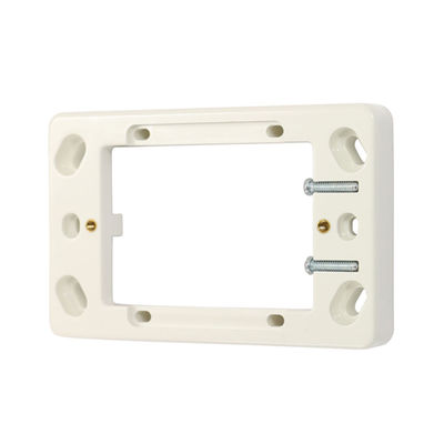 10 x 16mm Shallow Mounting Block - Powerpoint Switch Mounting - White ...