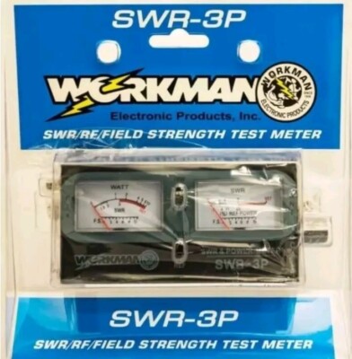 Workman SWR-3P SWR/RF Field Strength CB Radio Antenna Dual Test Meter ...