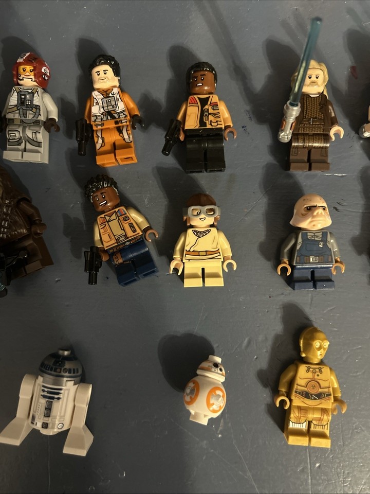 Star Wars Lego Minifigure Lot of 20, No Duplicates, RARE Figs! Price ...