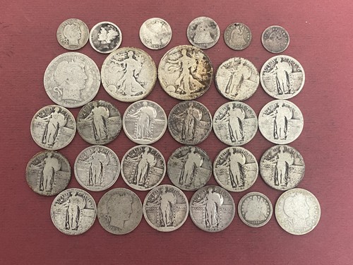 LOT OF VERY EARLY JUNK SILVER CULLS - $6.85 FACE VALUE | eBay