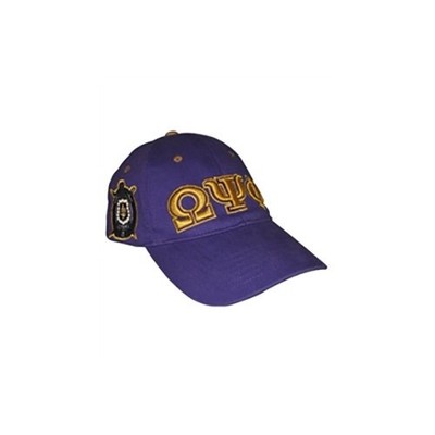Omega Psi Phi Fraternity Three Greek Letter Baseball Hat-New! | eBay