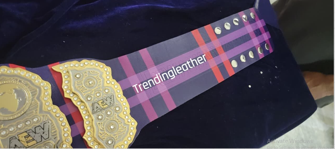 AEW Inspired Custom Mjf World Wrestling Championship Replica Belt 4 ...