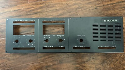 Studer A807 VU Meter Metal Plate And Speaker Unit | eBay