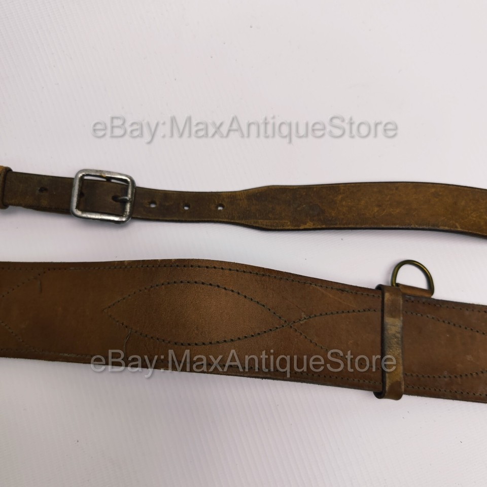 WW2 officer belt RKKA M35 type 1935 Red Army Soviet USSR with shoulder ...