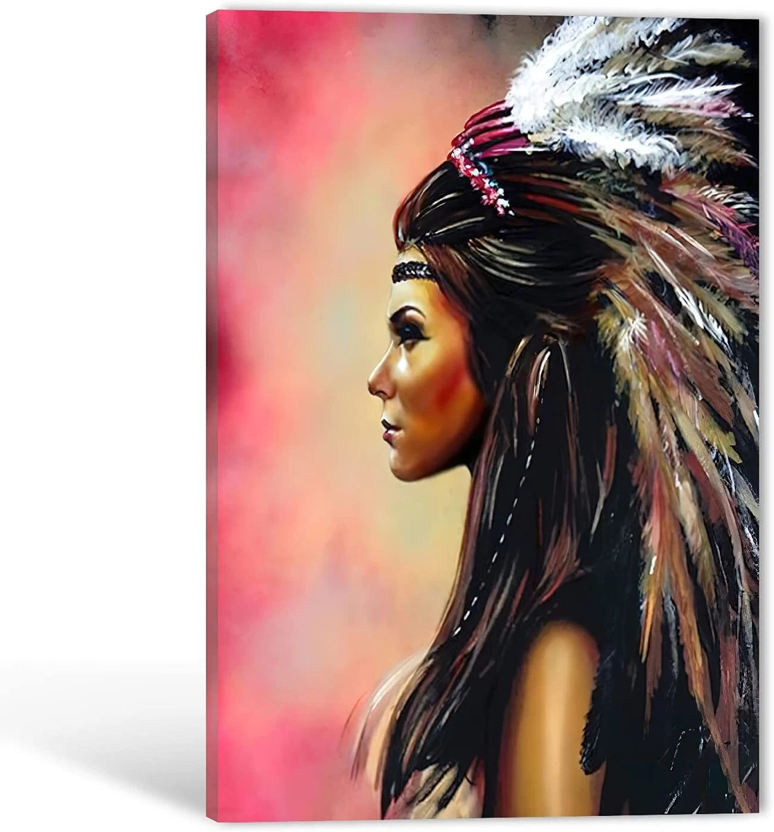 Native American Indian Woman Art