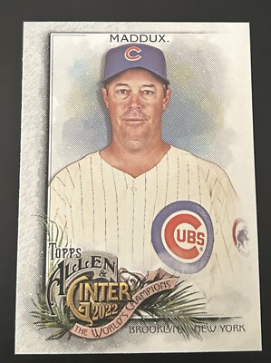 2022 Allen and Ginter #40 Greg Maddux Chicago Cubs | eBay