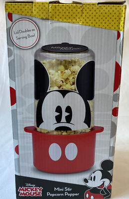 Select Brands Disney Mickey Mouse Mini Stir Popcorn Popper DCM-60CN | eBay