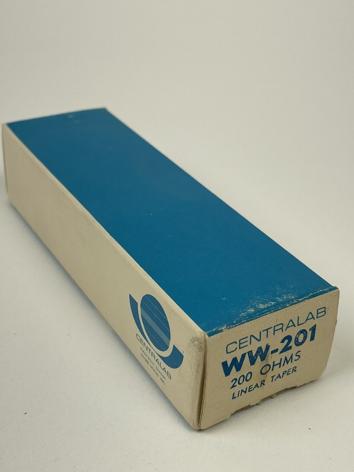 CENTRALAB WW-201 200 OHM 5W LINEAR TAPER POTENTIOMETER | eBay
