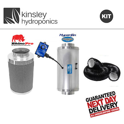 6 8 10 Phresh V2 Hyper Fan - Rhino Pro Filter - Combi Duct Kit - Fan ...