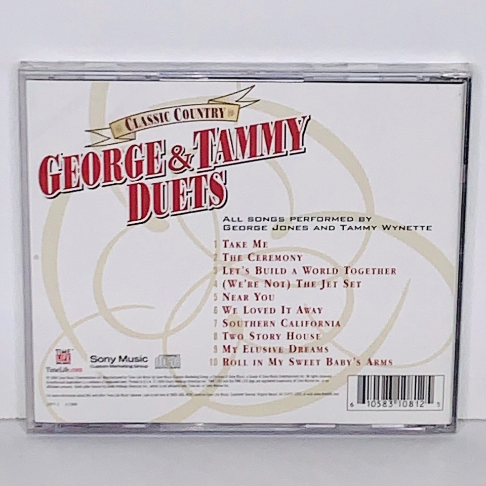 Factory Sealed George Jones & Tammy Wynette Duets CD Time Life Classic ...