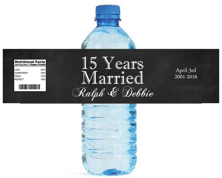 Arrowhead Water Bottle Label