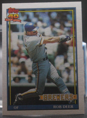 Rob Deer (Brewers ) - 1991 Topps #192 | eBay