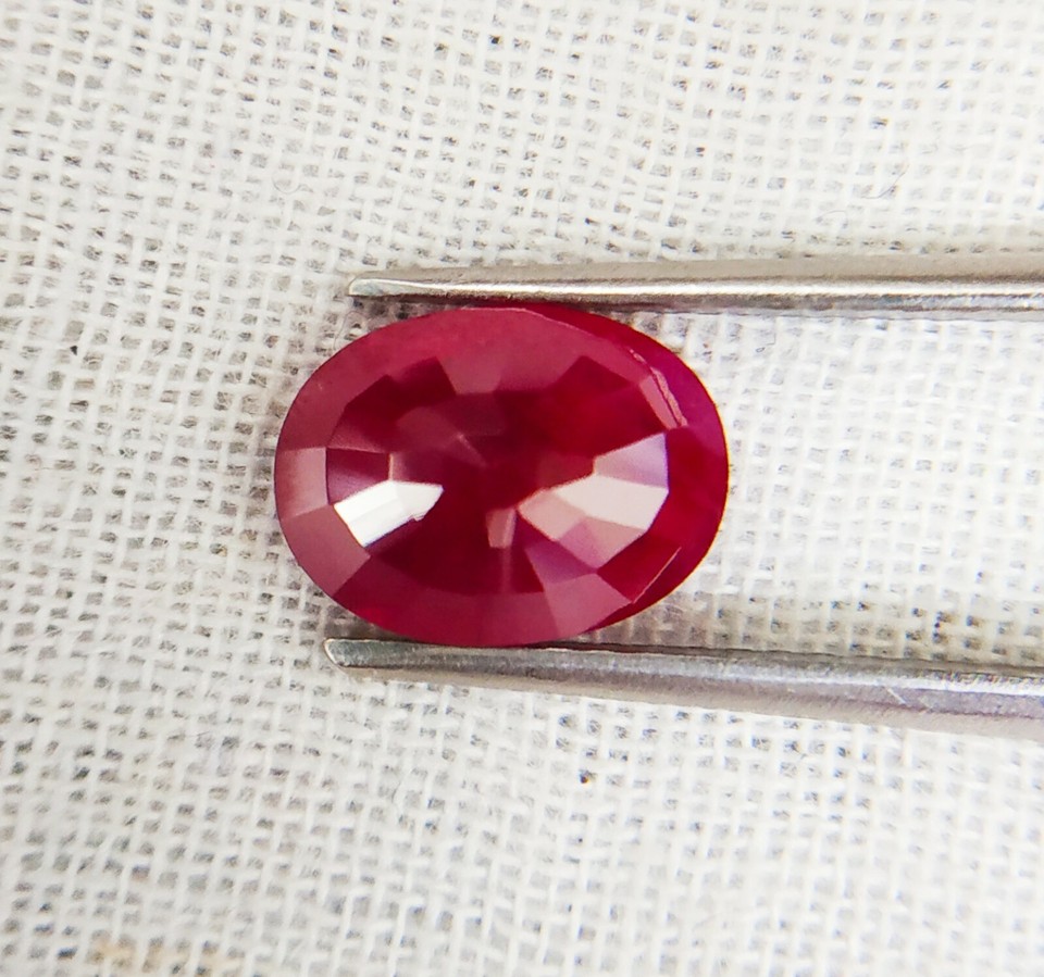 Natural Certified Ruby Oval 2.19 Ct Burma Heated Loose Gemstone | eBay