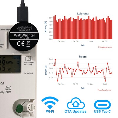 WattWächter Wi-Fi/USB | IR Schreib-Lesekopf | Tasmota | Volkszähler | Hichi SML | eBay.de