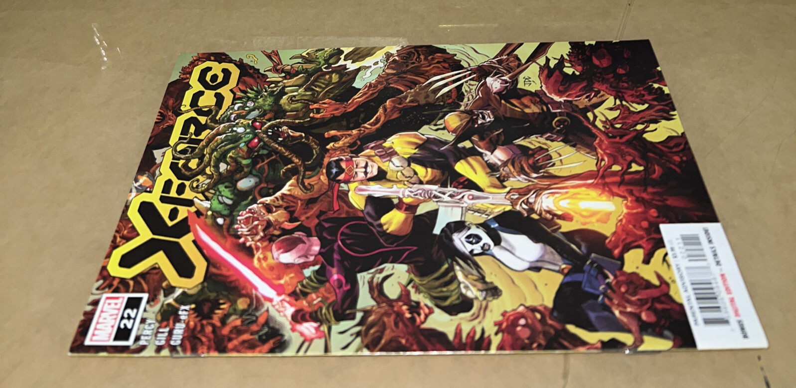 X-FORCE #22 (-9.8) VARIANT COVER/PERCY/WOLVERINE/ROGUE/DOMINIO/MARVEL ...