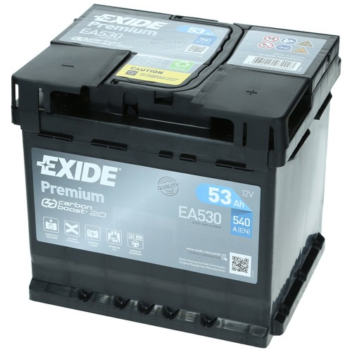 Exide Premium EA530 53Ah 540AEN Autobatterie Starterbatterie | eBay.de